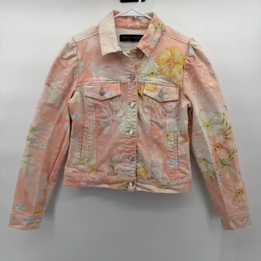 Boston Proper | Jackets & Coats | Boston Proper Denim Jacket Womens ...